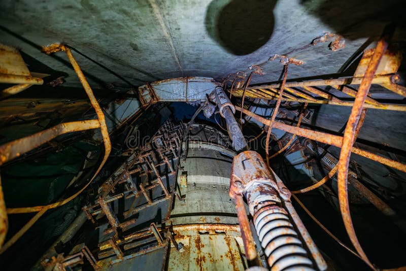 Abandoned Unified Missile Underground Command Post Mine Type Stock ...