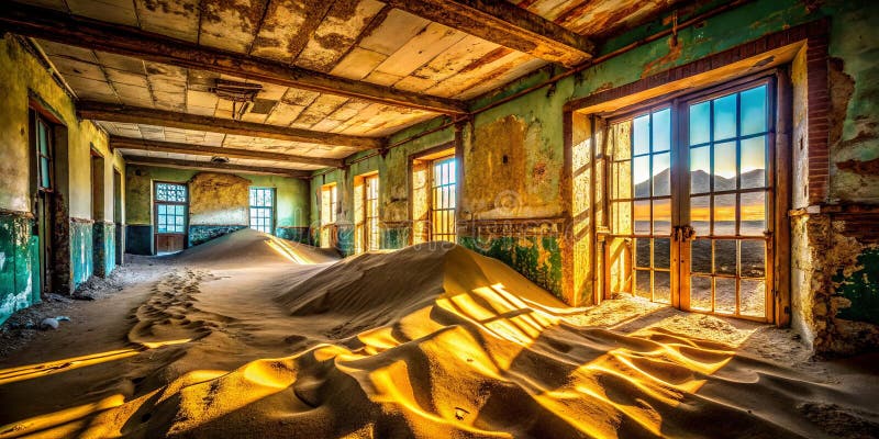 Abandoned Urban Structure Exploring the Textural Beauty of Sandscape ...