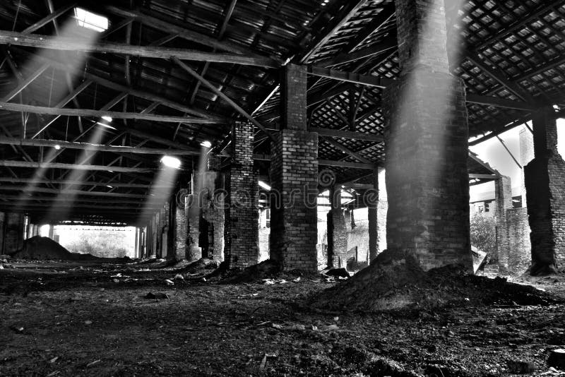Abandoned warehouse stock image. Image of warehouse, filthy - 13516527