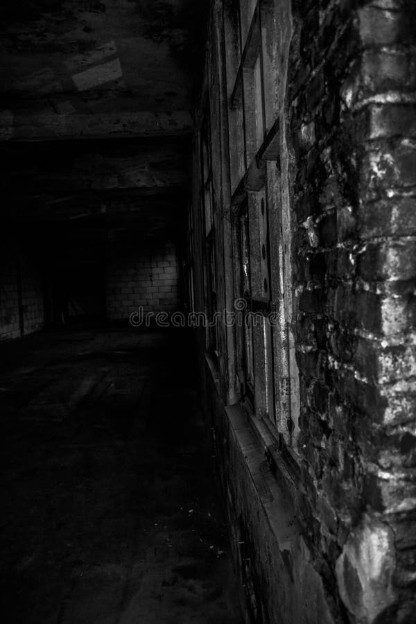 Abandoned warehouse stock image. Image of ancient, night - 73245935