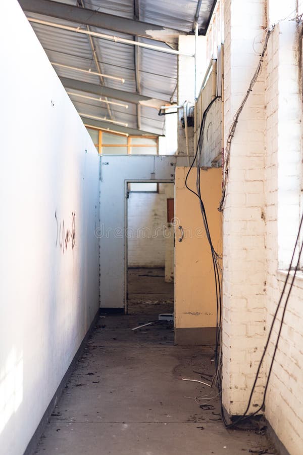 Abandoned warehouse stock image. Image of factory, brick - 163828977