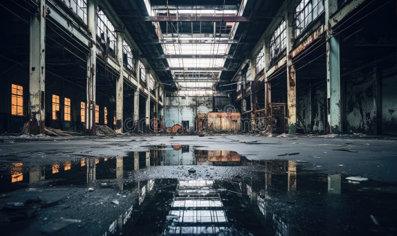 Rundown Warehouse Stock Illustrations – 86 Rundown Warehouse Stock ...