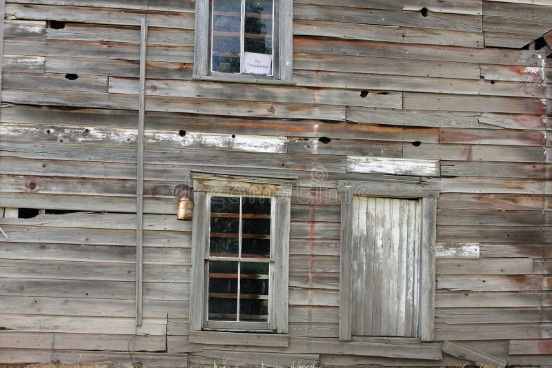 Abandoned Weathered Building in the Country Stock Image - Image of ...