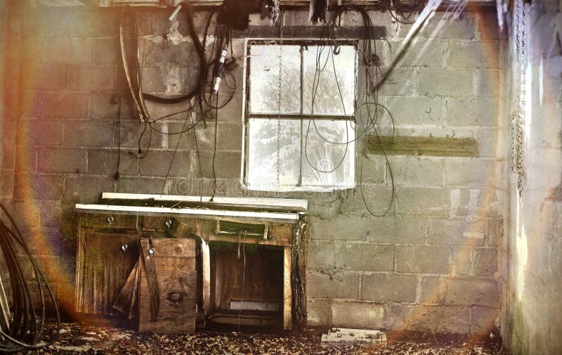 Abandoned workshop stock photo. Image of industry, forget - 86982768