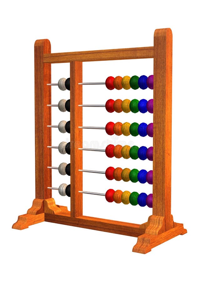 Abaque illustration stock. Illustration du fond, maths - 53425108