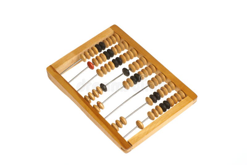 Homme En Bois Avec L'abaque Photo stock - Image du apprendre ...