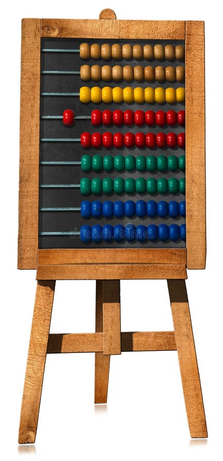 Abaque Vertical Contre Le Blanc Illustration de Vecteur - Illustration ...