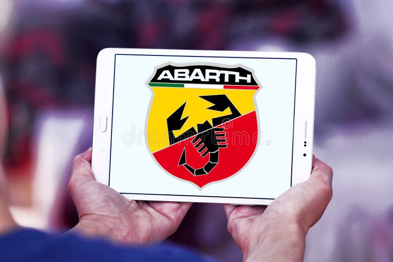 Abarth car logo editorial stock image. Image of force - 95779784