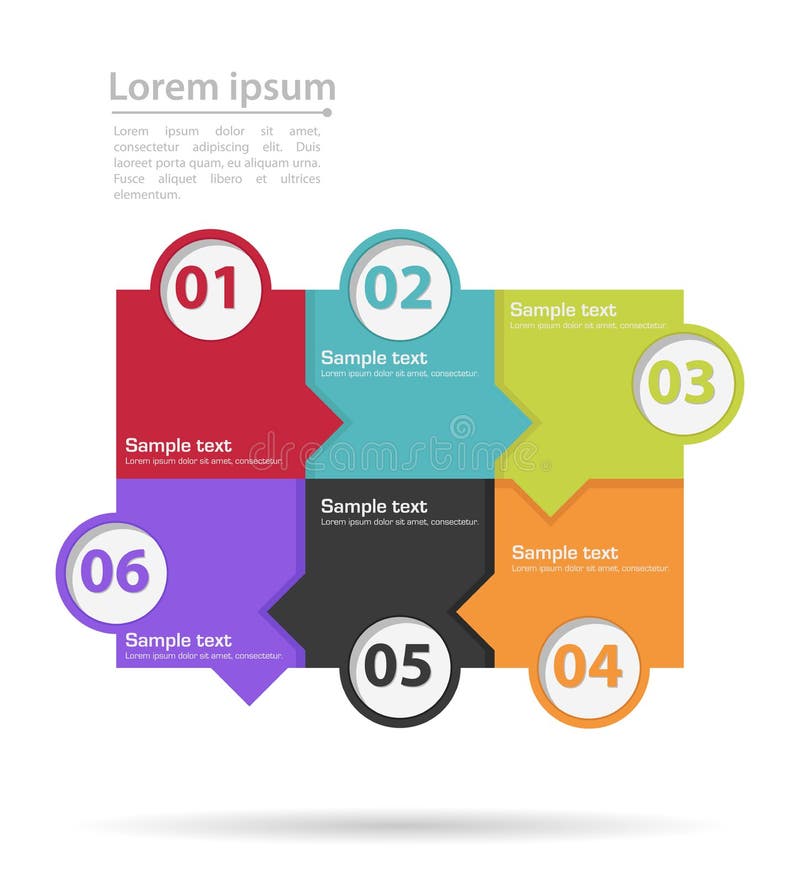 Abas de Infographics ilustração do vetor. Ilustração de projeto - 32834598