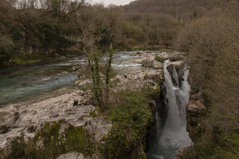 Abasha River in the Martvili Canyon, Georgia Stock Photo - Image of ...