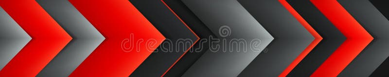 Abastract Black Background with Red Accent. Geometry Dark Pattern Stock ...
