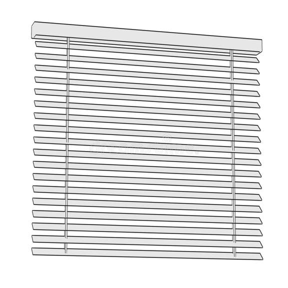 Abat-jour de Windows illustration stock. Illustration du dessin - 69723467