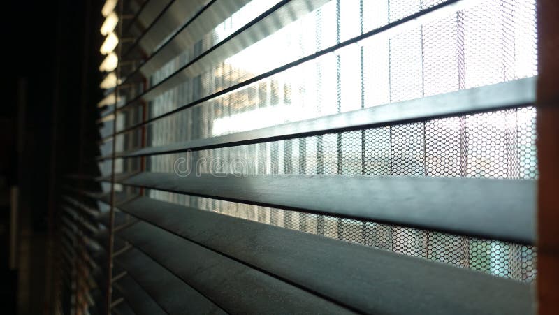 Abat-jour En Bois De Windows D'abat-jour De Volets Photo stock - Image ...