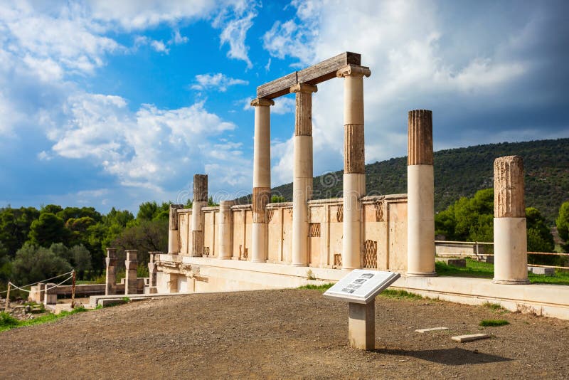 Abaton De Epidaurus, Grécia Imagem de Stock - Imagem de teatro, arte ...