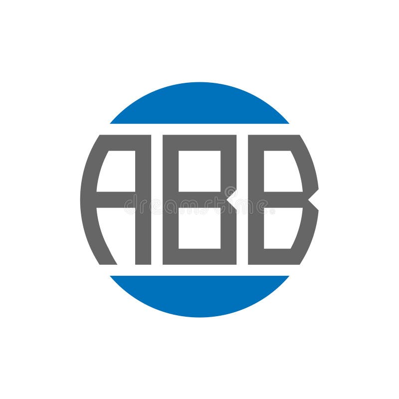 ABB Letter Logo Design on White Background. ABB Creative Initials ...