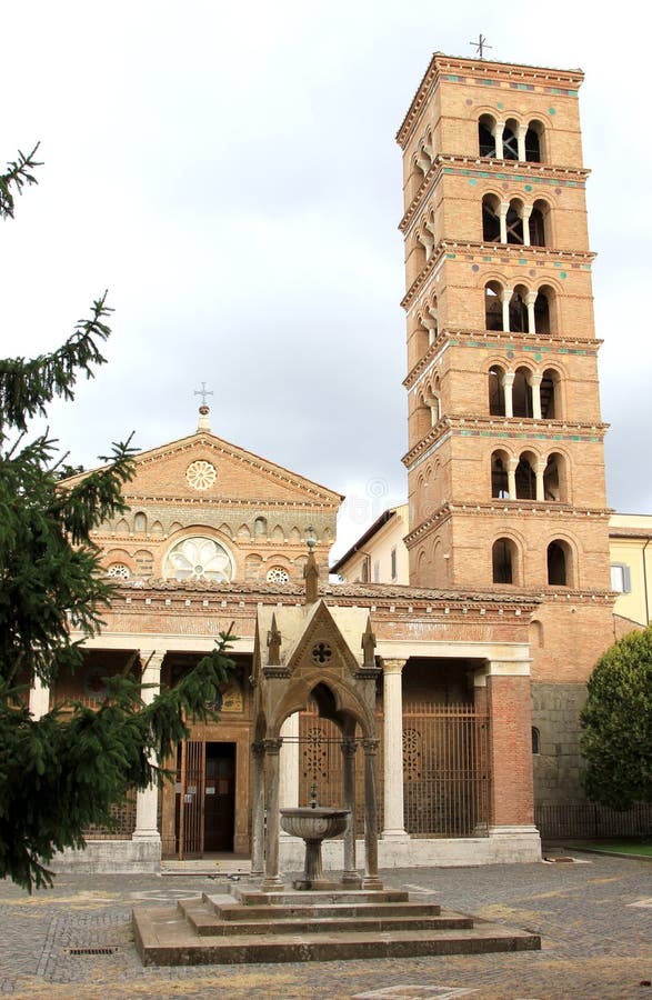Abbazia Di Santa Maria Di Grottaferrata, Italia Immagine Stock ... Abbazia Di Santa Maria Di Grottaferrata, Italia Immagine Stock ...