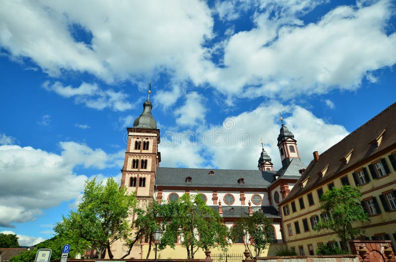 Abbey Amorbach stock image. Image of christianity, benedictine - 60250555