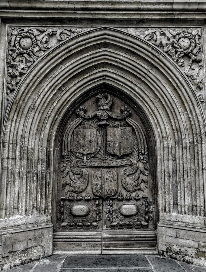 Abbey doors stock image. Image of abbey, bath, white - 80698315