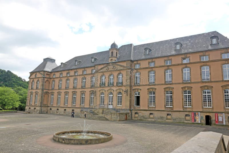 Abbey Museum in Echternach in Luxembourg Stock Photo - Image of town ...