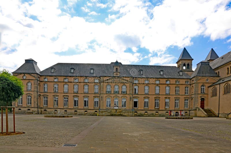 Abbey Museum in Echternach in Luxembourg Editorial Photo - Image of ...
