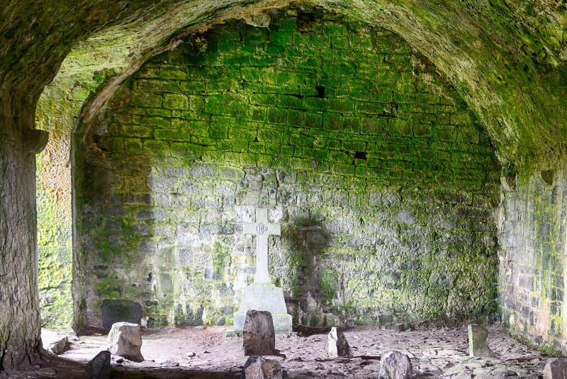 Abbey ruins, Quin, Ireland stock image. Image of mary - 76632149