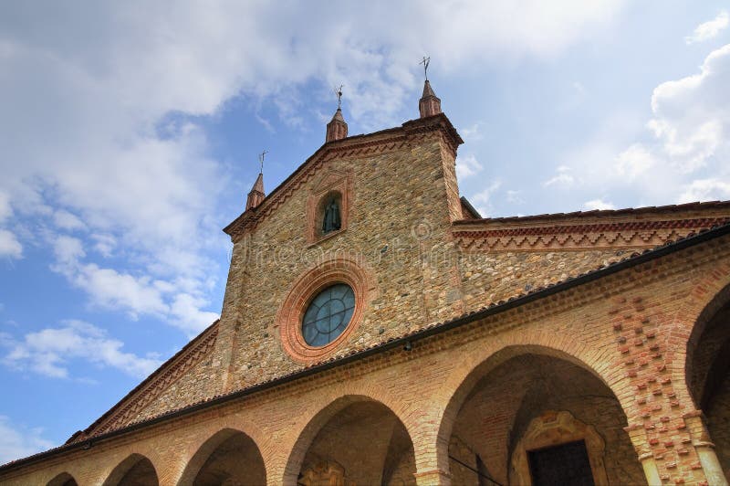 Abbey of St. Colombano. Bobbio. Emilia-Romagna. Italy. Stock Photo ...