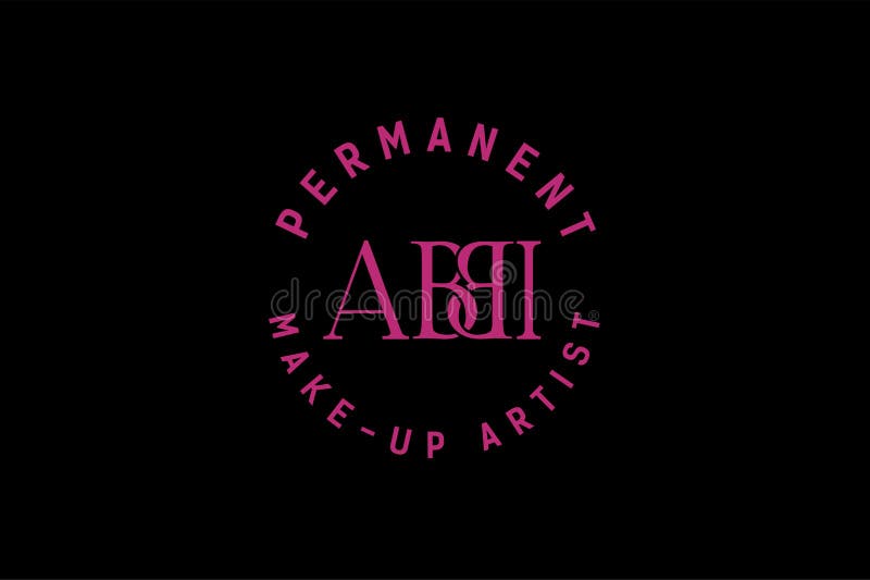 Permanent Makeup Logo Template. Set of Logo for Makeup Artist Stock ...