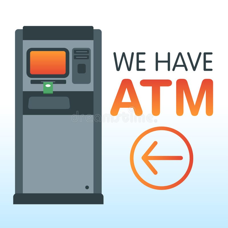 24 Illustrazioni Dell'icona Di BANCOMAT Di Ora Hanno Isolato Il Simbolo ...