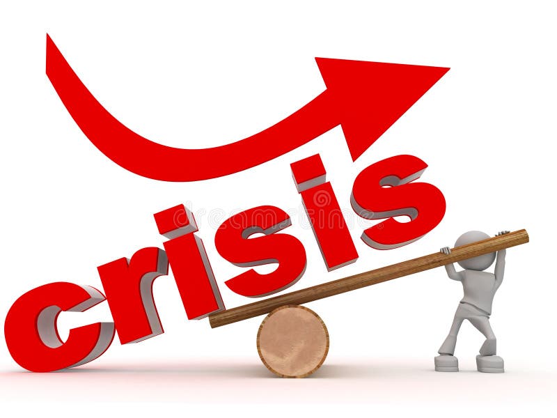 Krise stock abbildung. Illustration von geld, diagramm - 11118870