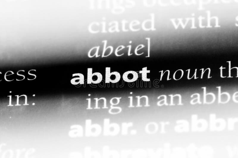 Abbot stock image. Image of isolated, dictionary, english - 114405947