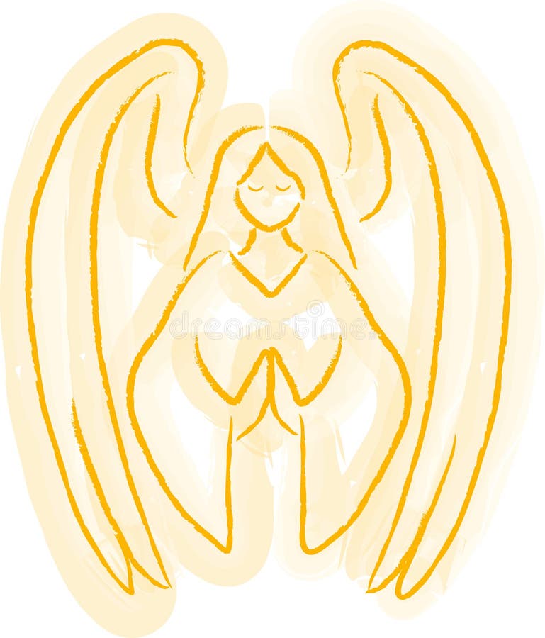 Angelo Stilizzato Illustrazioni, Vettoriali E Clipart Stock – (124,091 ...