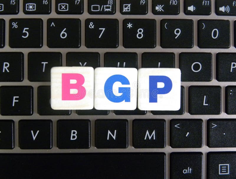 Abbreviation BGP on Keyboard Background Stock Image - Image of computer ...