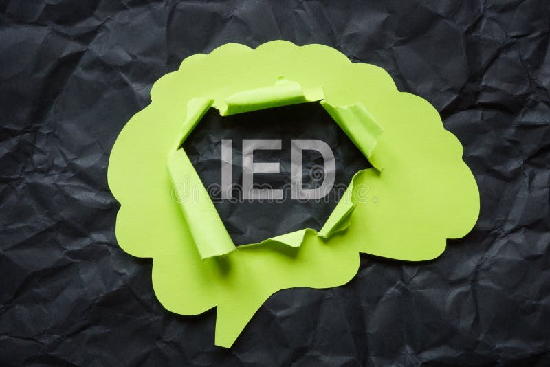 Abbreviation IED Intermittent Explosive Disorder and a Torn Paper Brain ...