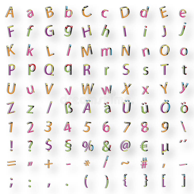 ABC stock illustration. Illustration of kids, letter - 18647684