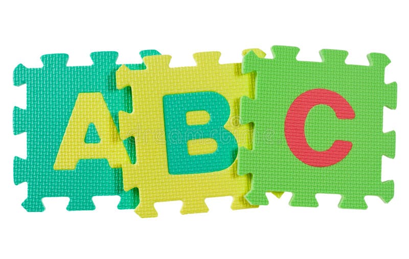 ABC letters on white stock photo. Image of object, elementary - 20467902