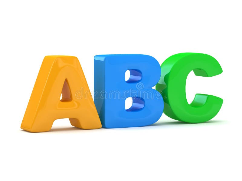 ABC-Alphabet stock abbildung. Illustration von bildungsgrad - 44255680