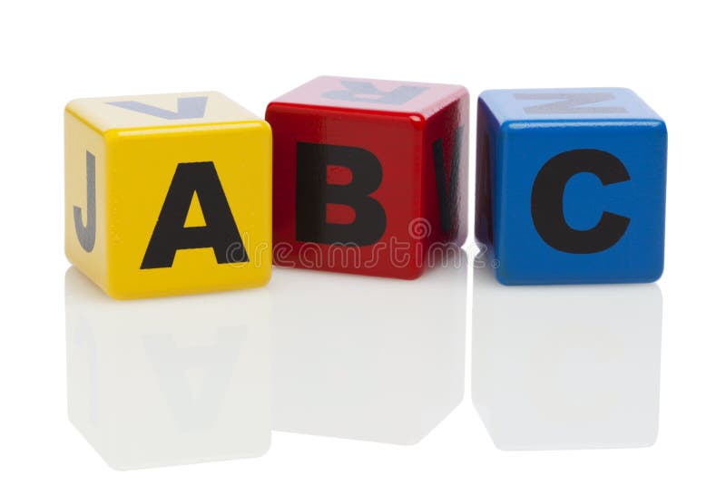 ABC Alphabet Building Blocks Stock Image - Image of blocks, alphabet ...