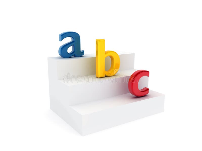 ABC-Alphabet klein stock abbildung. Illustration von ausbildung - 40345152