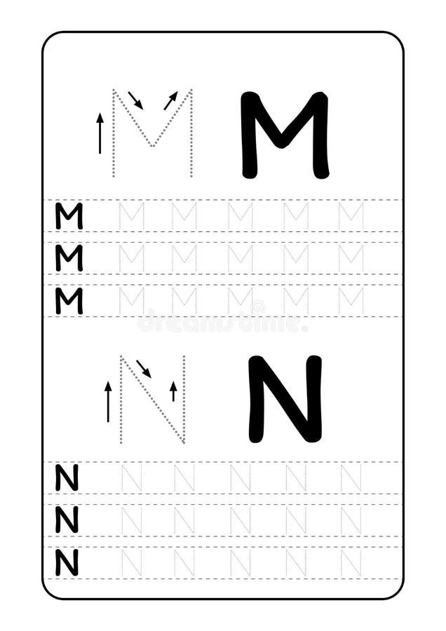 ABC Alphabet Letters Tracing Worksheet with Alphabet Letters. Basic ...