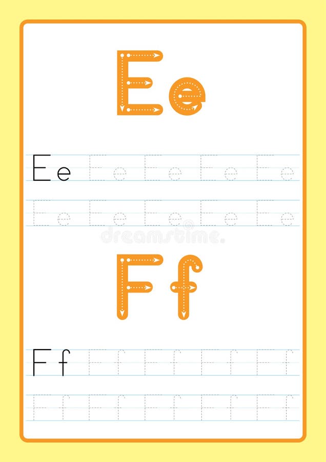 ABC Alphabet Letters Tracing Worksheet with Alphabet Letters. Basic ...