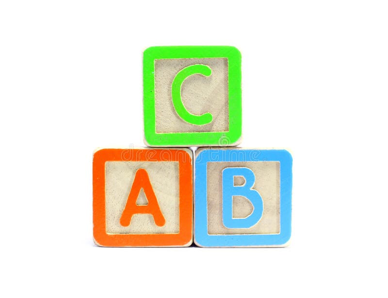ABC Blocks stock photo. Image of fundamental, elementary - 20635744