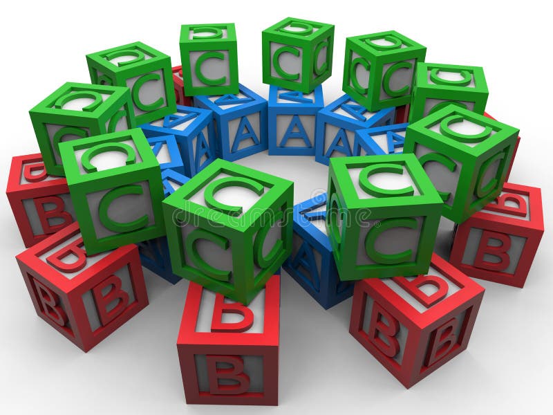 Multiple Abc Blocks Stock Illustrations – 6 Multiple Abc Blocks Stock ...