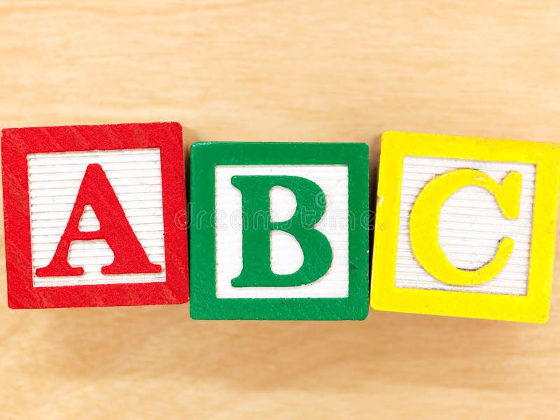 ABC Blocks stock photo. Image of colorful, alphabetical - 58321716