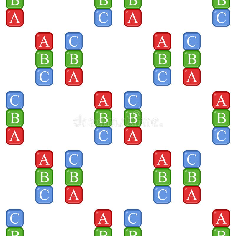 Alphabet Blocks stock vector. Illustration of blocks, study - 7097716