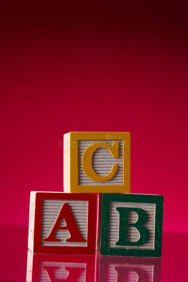 ABC Blocks stock photo. Image of shot, group, script - 48878336