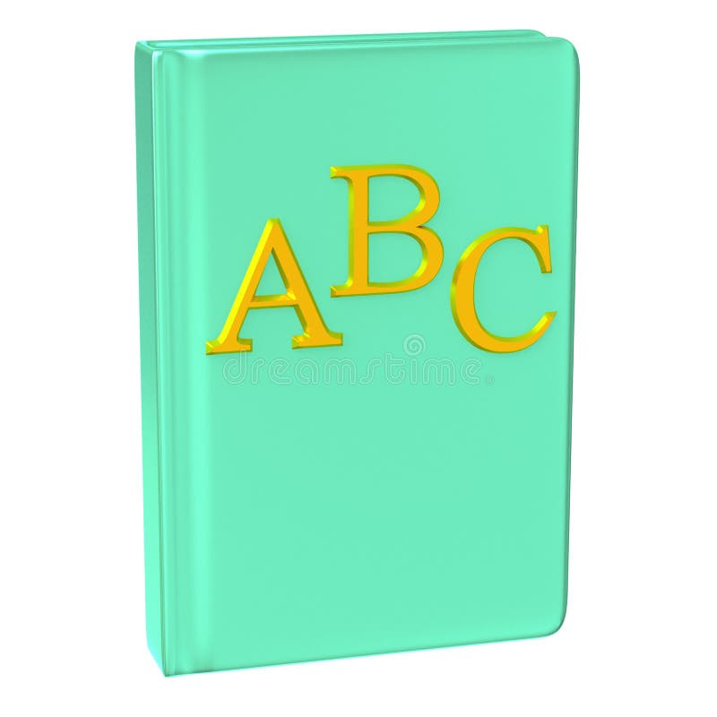ABC book icon 3d stock illustration. Illustration of college - 26328110