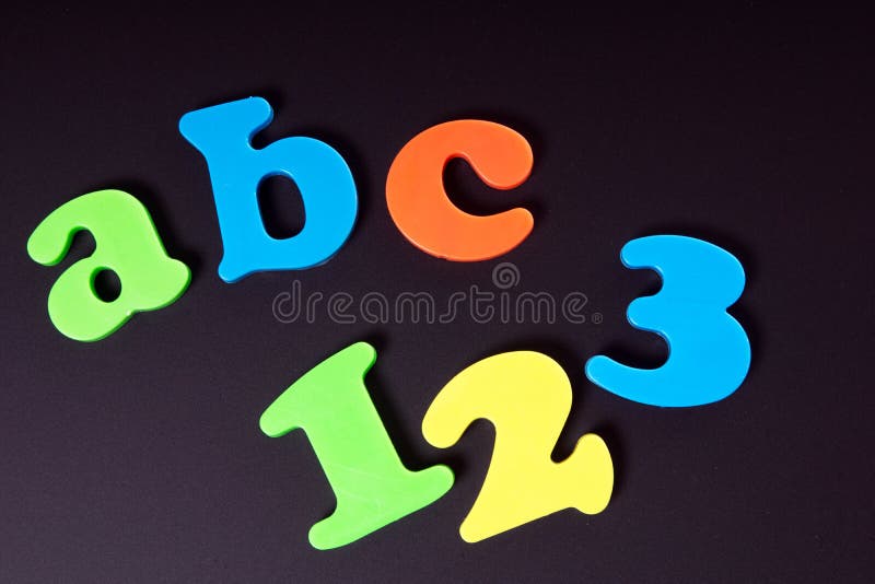 ABC/123 blackboard stock image. Image of instruction, elementary - 3776451