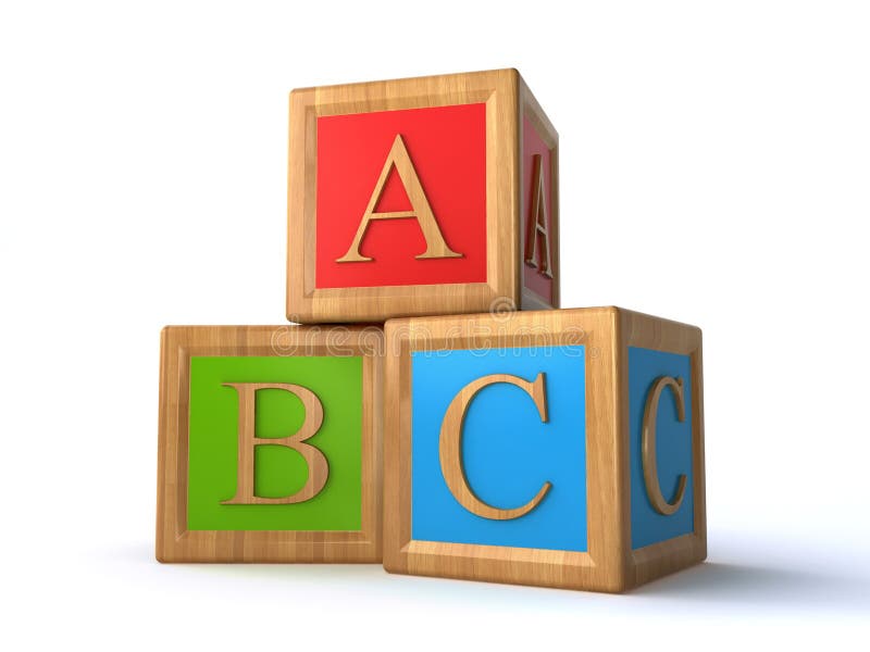 Abc cubes stock illustration. Illustration of kids, kindergarten - 90837901