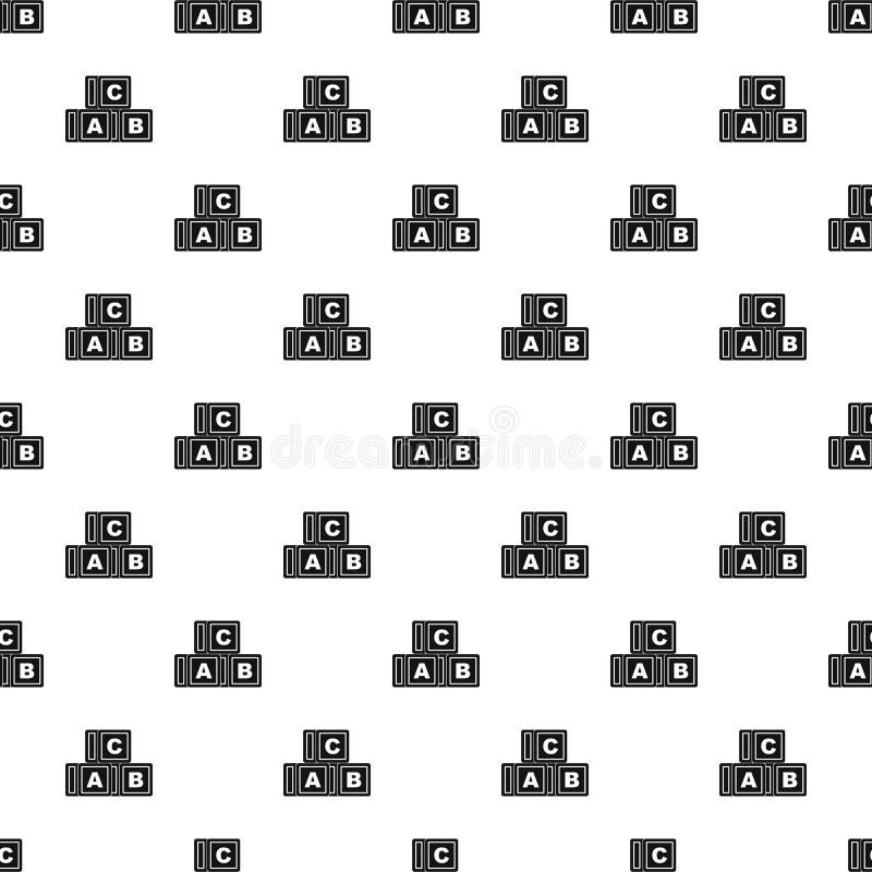 ABC cubes pattern vector stock vector. Illustration of fundamental ...