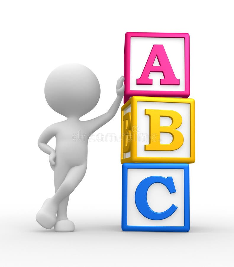 ABC stock illustration. Illustration of people, education - 32498695
